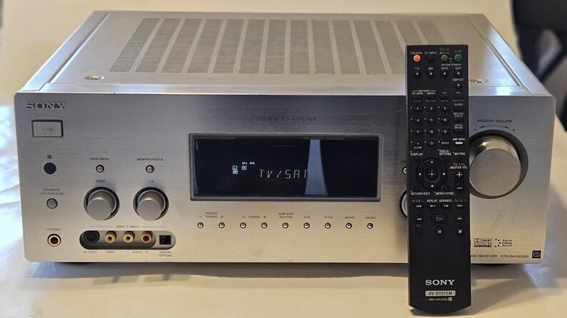 Sony ES Series STR-DA1000ES 7.1 Channel 100 Watts X 7 Surround Receiver ...