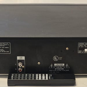 Sony CDP-C250Z CD Player 5 Disc Carousel Changer High Density Linear ...