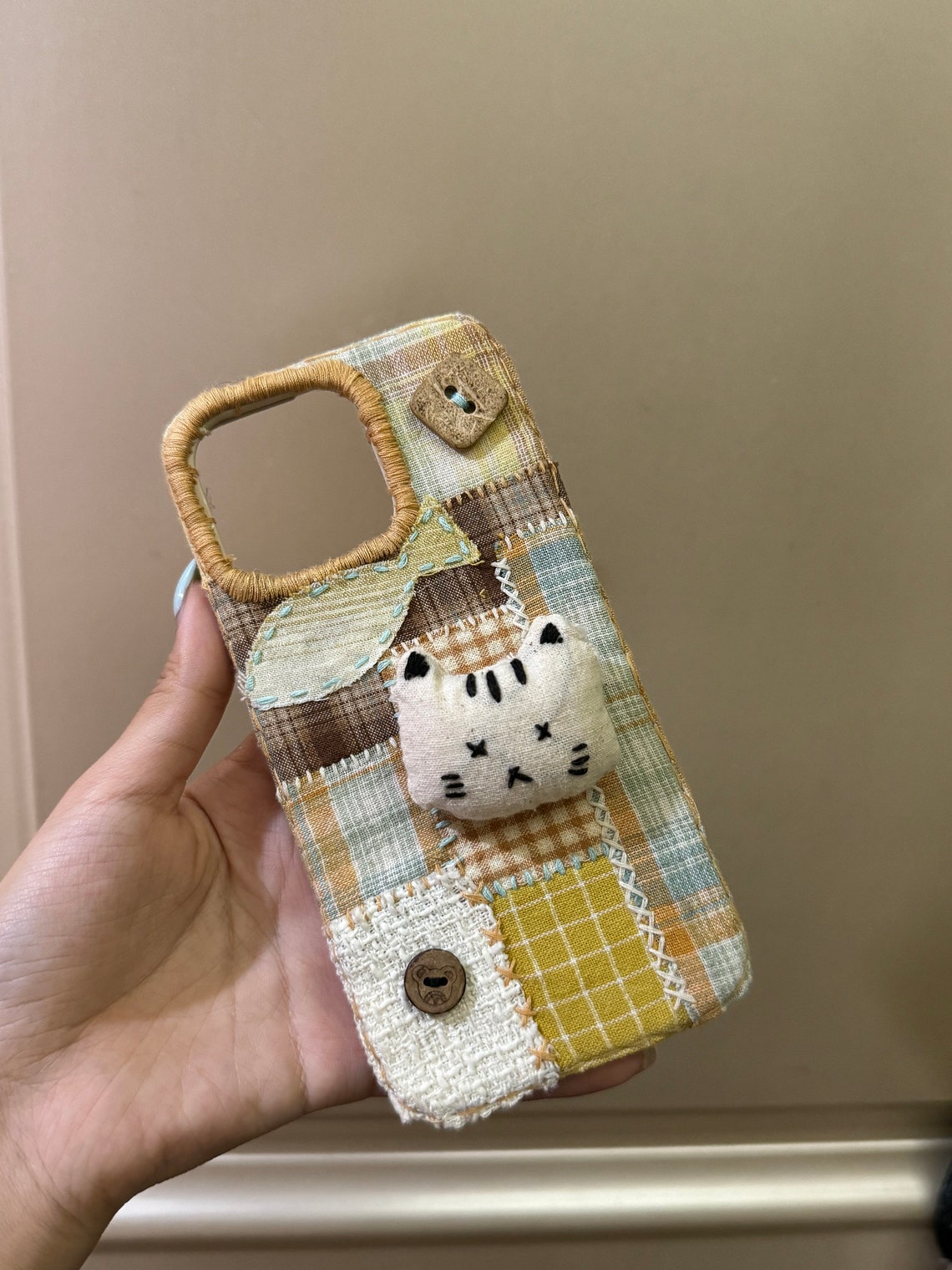 Cloth Phone Case DIY Sewing Kit 005 Handmade Fabric Phone Cover With ...