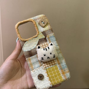 Cloth Phone Case DIY Sewing Kit 005 Handmade Fabric Phone Cover With ...