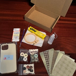 Cloth Phone Case DIY Sewing Kit 003 Handmade Fabric Phone Cover With ...