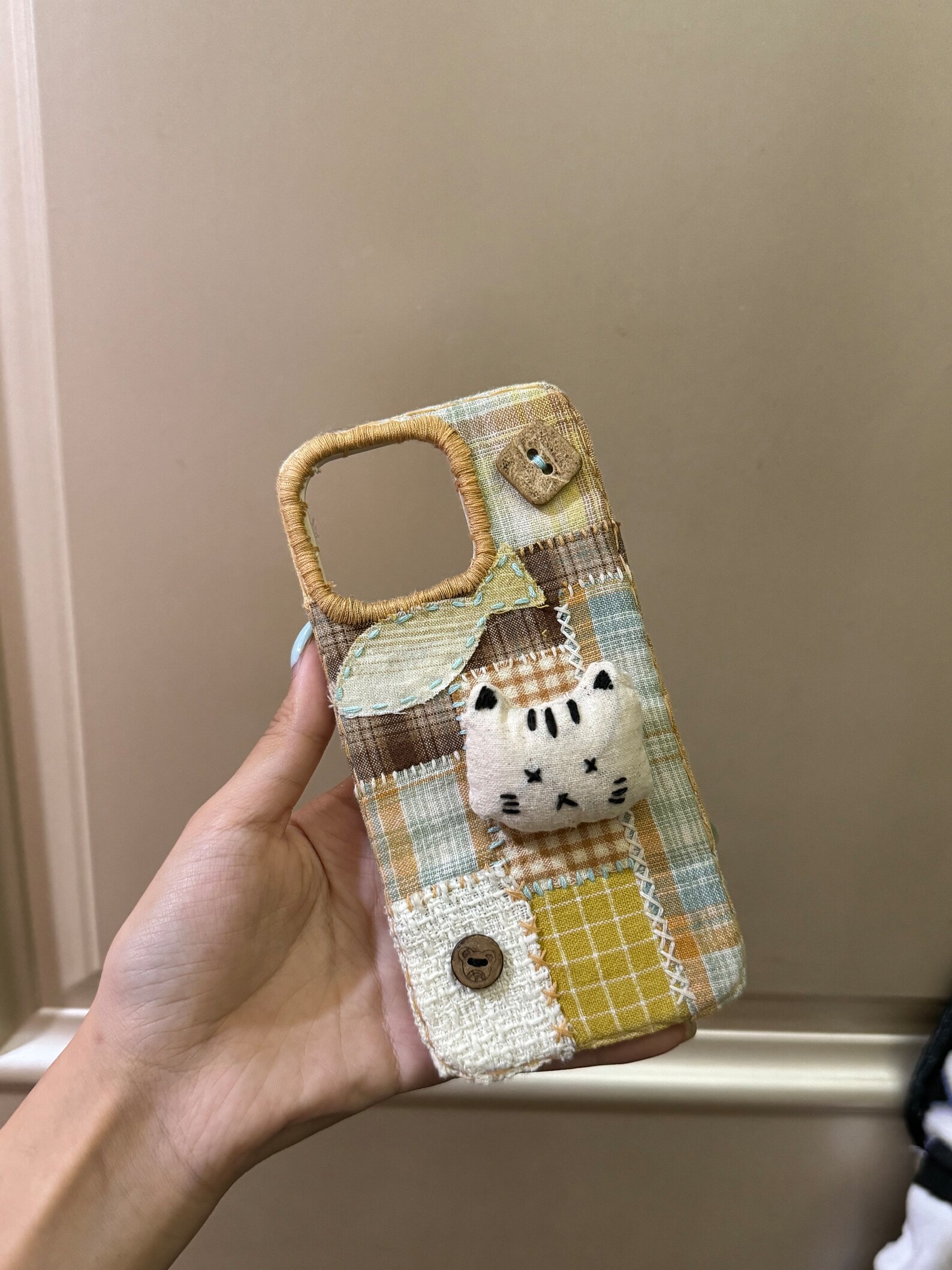 Cloth Phone Case DIY Sewing Kit 005 Handmade Fabric Phone Cover With ...