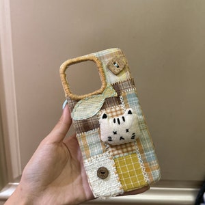 Cloth Phone Case DIY Sewing Kit 005 Handmade Fabric Phone Cover With ...