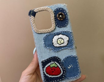 Cloth Phone Case DIY Sewing Kit 002 Handmade Fabric Phone Cover With ...