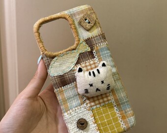 Cloth Phone Case DIY Sewing Kit 002 Handmade Fabric Phone Cover With ...