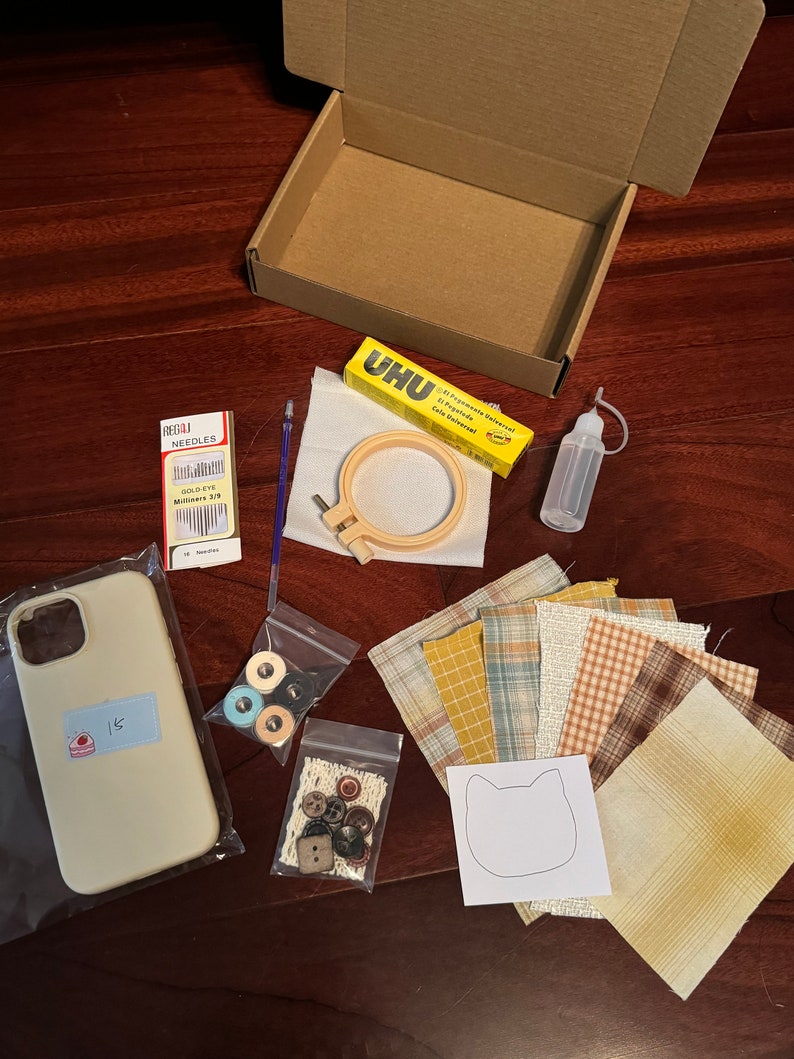 Cloth Phone Case DIY Sewing Kit 005 Handmade Fabric Phone Cover With ...