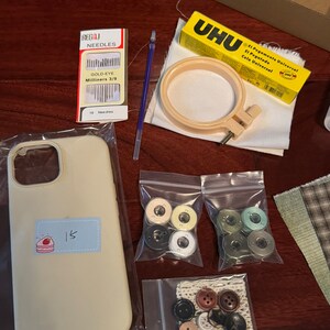 Cloth Phone Case DIY Sewing Kit 003 Handmade Fabric Phone Cover With ...