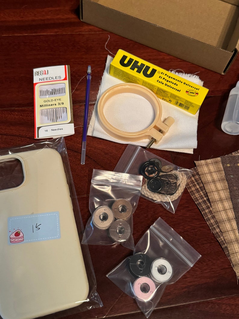 Cloth Phone Case DIY Sewing Kit 002 Handmade Fabric Phone Cover With ...