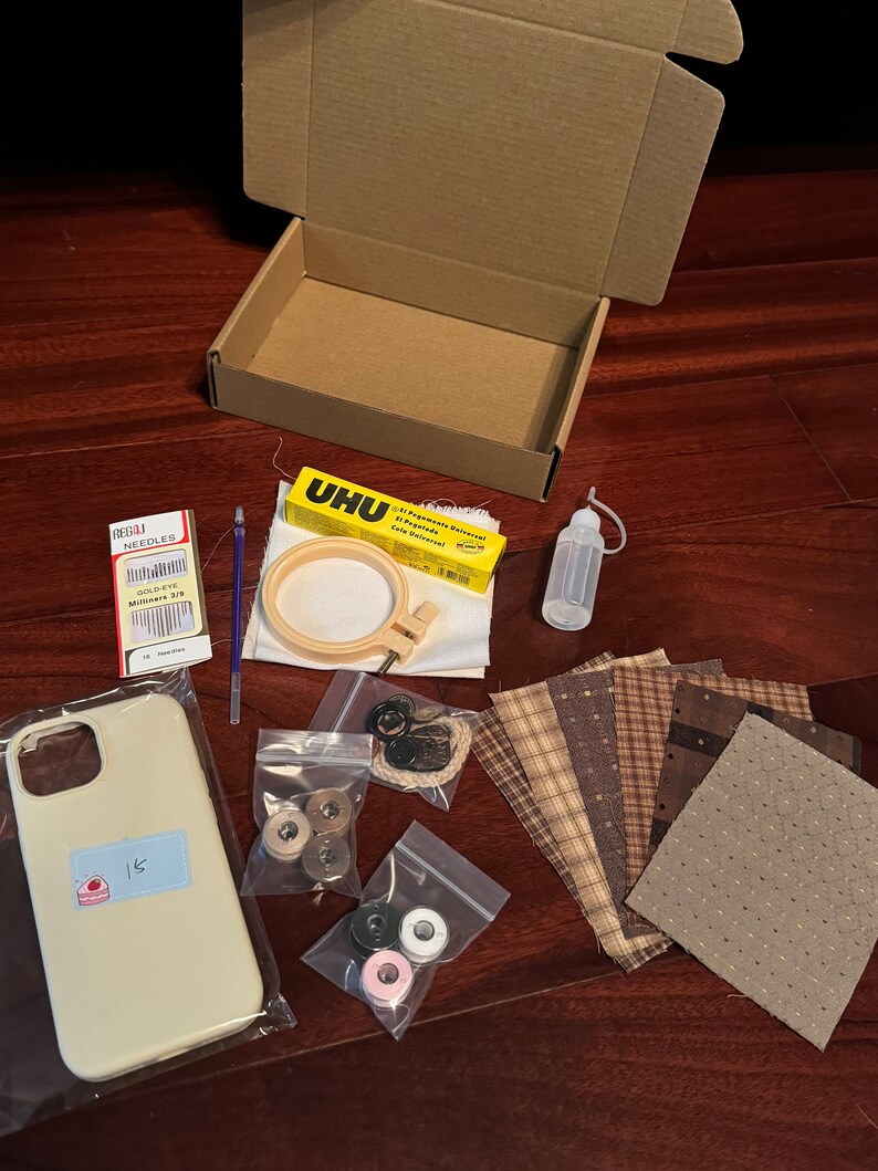 Cloth Phone Case DIY Sewing Kit 002 Handmade Fabric Phone Cover With ...