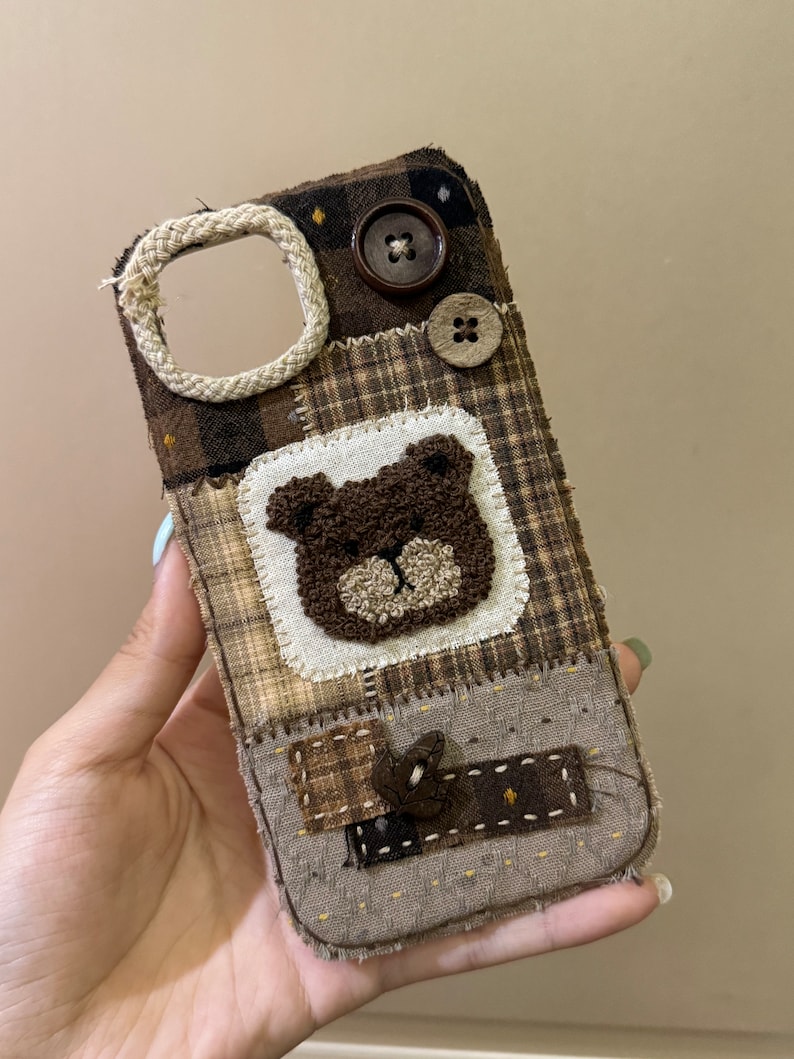 Cloth Phone Case DIY Sewing Kit 002 Handmade Fabric Phone Cover With ...