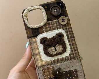 Cloth Phone Case DIY Sewing Kit 005 Handmade Fabric Phone Cover With ...