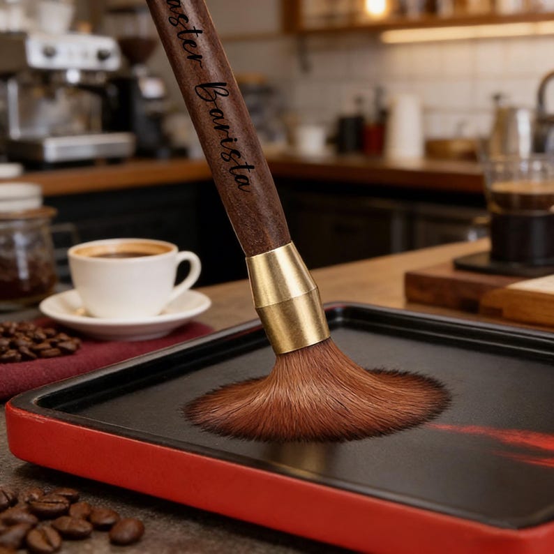 Personalized Espresso Tools Set, WDT Tool With Wooden Handle, Latte Art ...