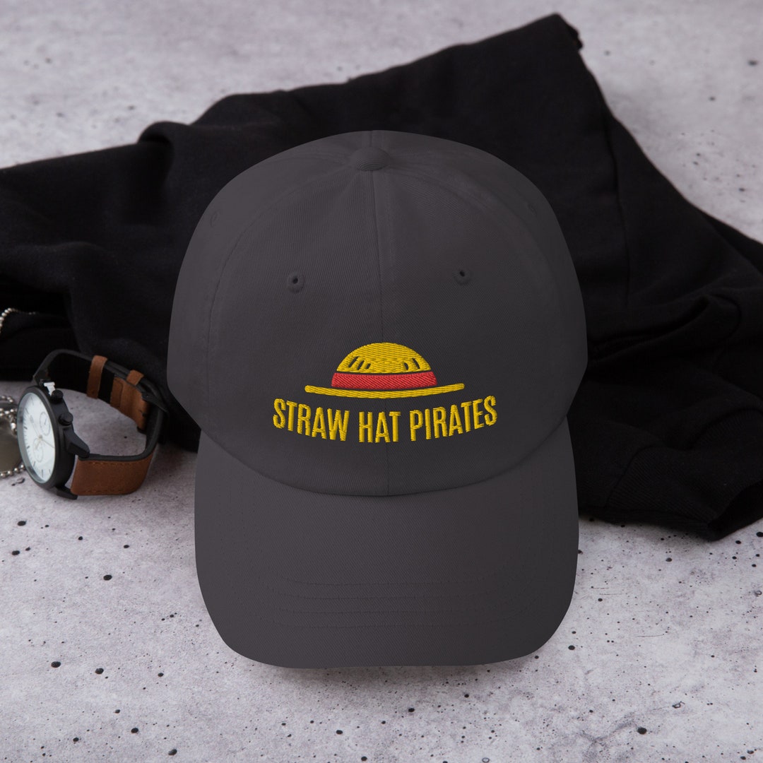 Straw Hat Pirates Dad Hat One Piece Anime Adjustable Dad Hat ...