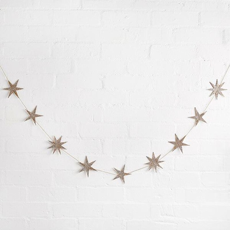 Paper Star Garland - Etsy