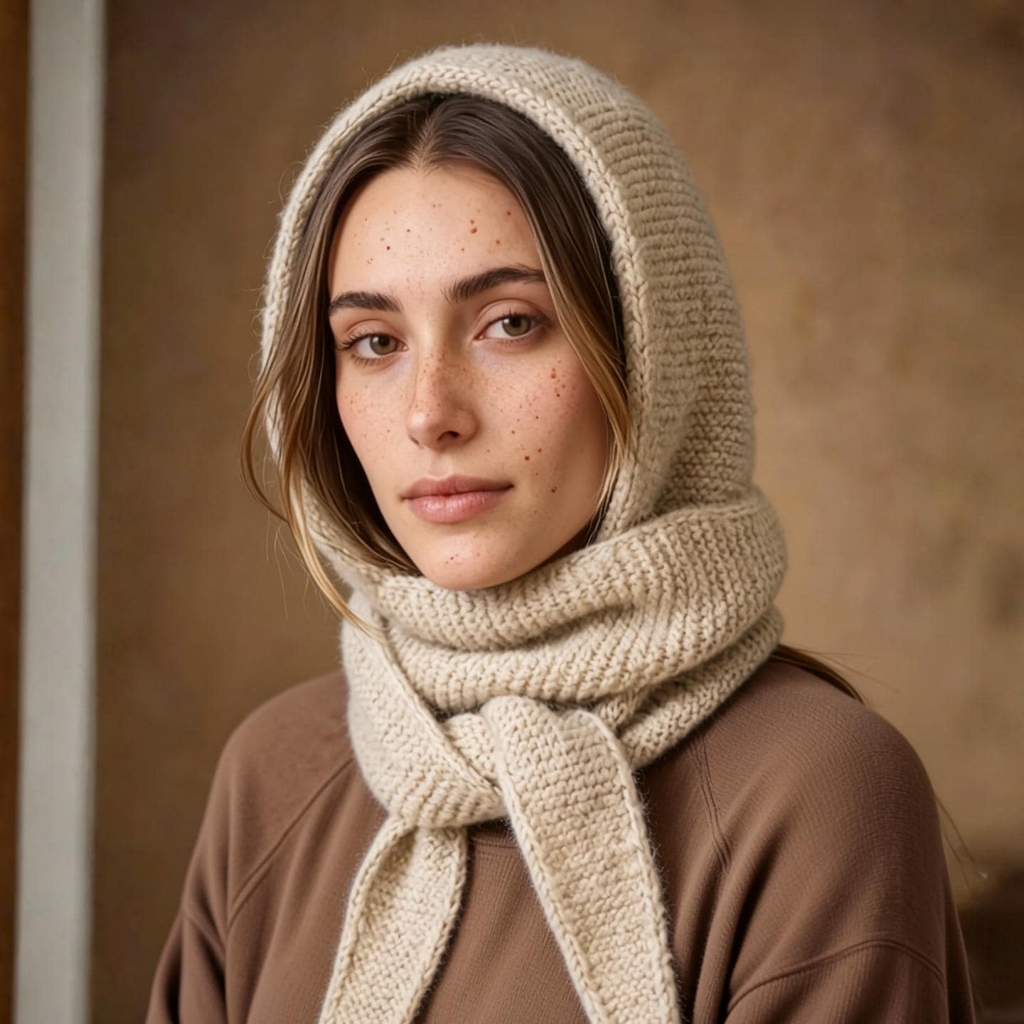Sophie Hood Knitting Instructions - DIY Hooded Scarf PDF Easy Garter ...