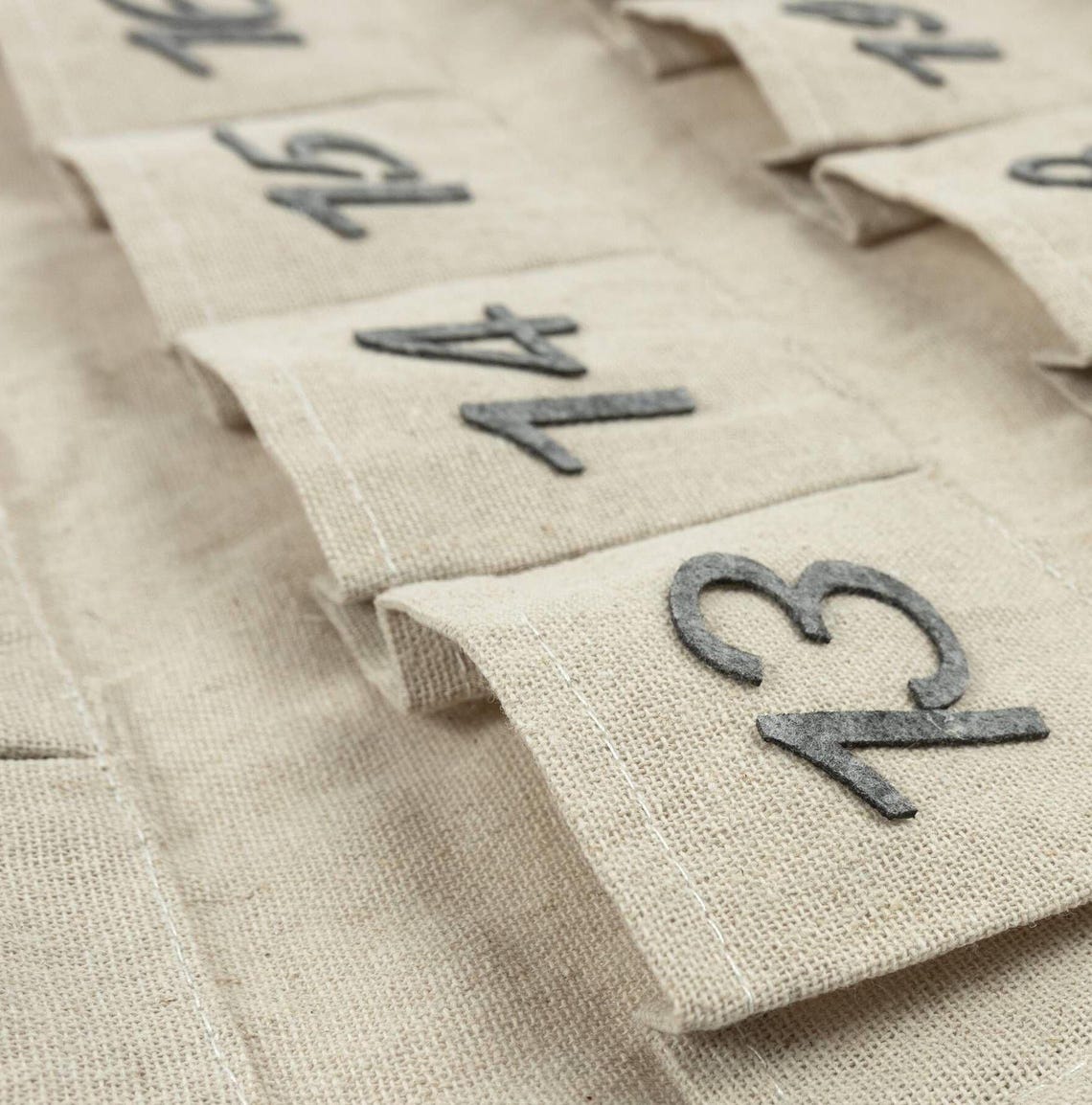 Canvas Advent Calendar, Reusable Christmas Advent Calendar Kit ...