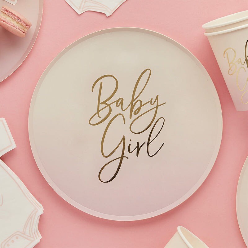 Baby Shower Plates - Etsy