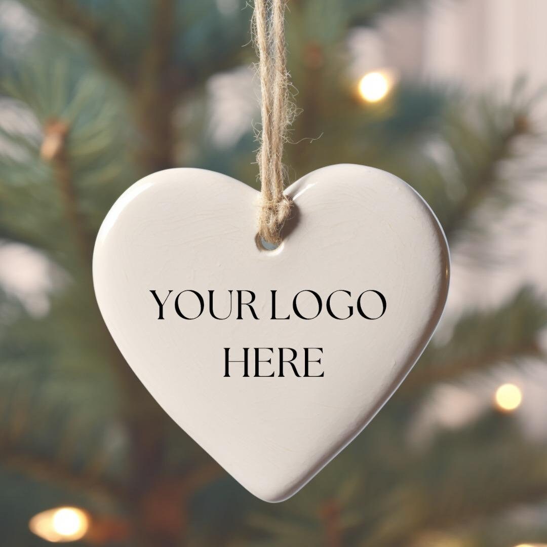 Personalised Christmas Baubles, Custom Logo Holiday Ornament ...