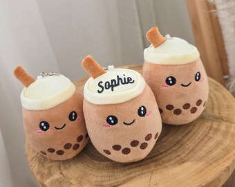 Mini Drink Boba Bubble Tea Keychain - Etsy