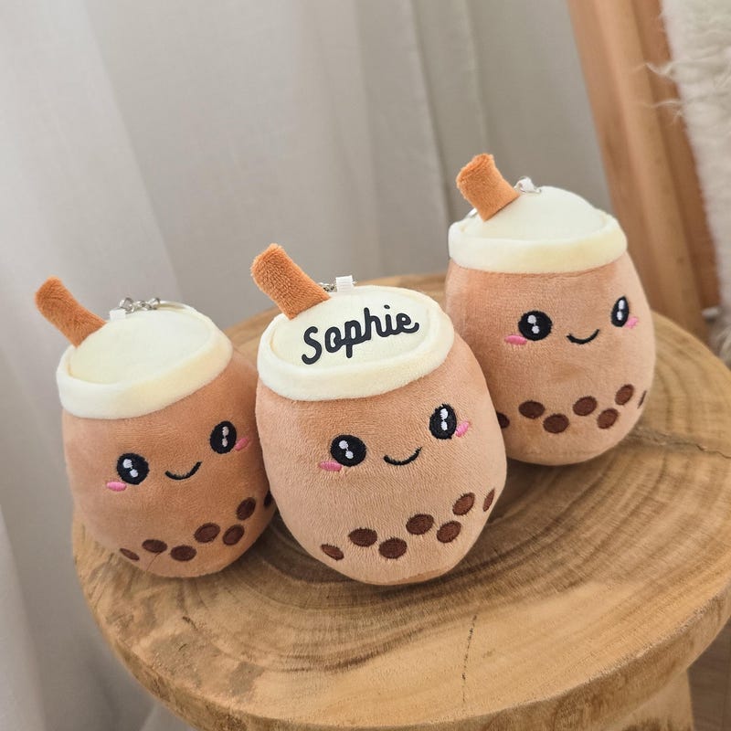 Bubble Tea Keychain - Etsy UK