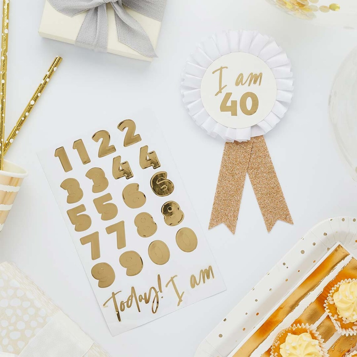 Custom Gold Glitter Birthday Badge, Gold Party Pin, Customisable ...