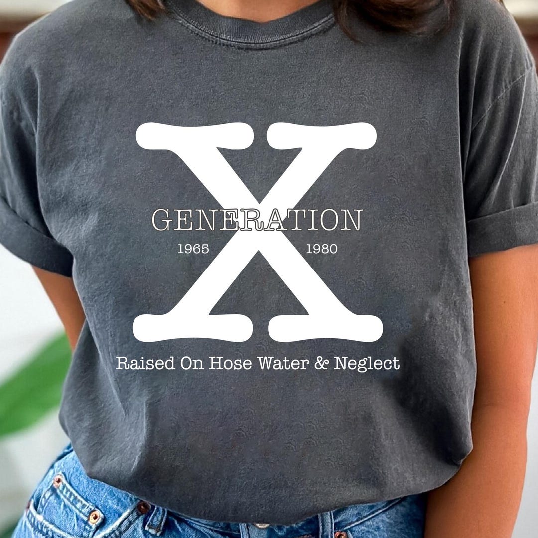 Comfort Colors Gen X Shirt, Generation X Shirt, Gen X T-shirt, Gen X ...