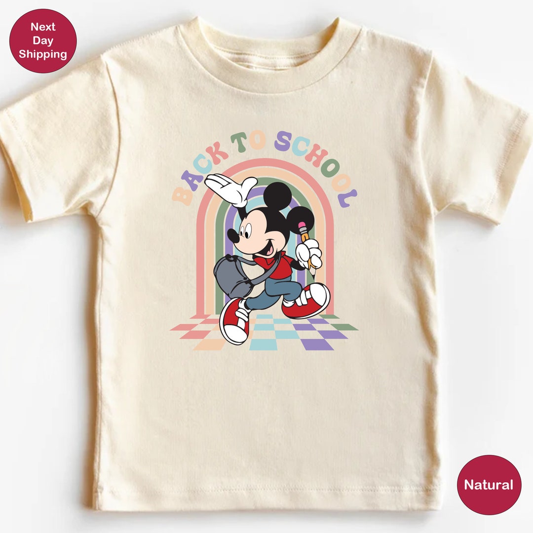 Disney Back to School Shirt, Custom Disney Shirt, First Day of School ...
