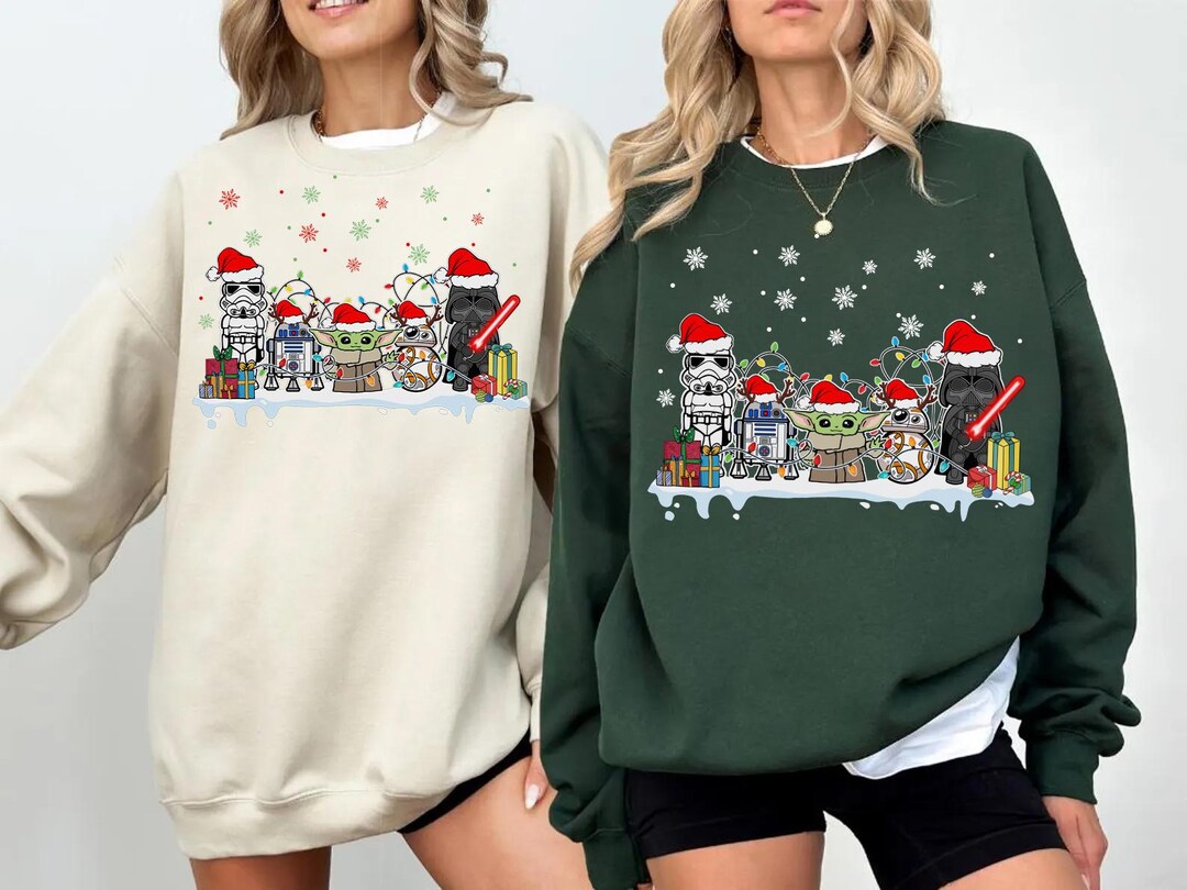 Star Wars Christmas Sweater, Disney Christmas Sweatshirts, Christmas ...