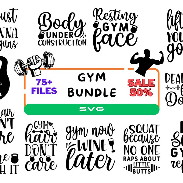 Fitness Svg - Etsy