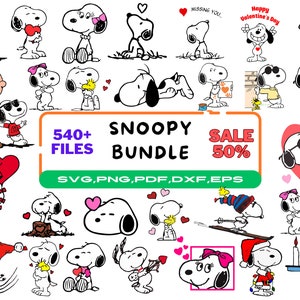 Snoopy Svg - Etsy