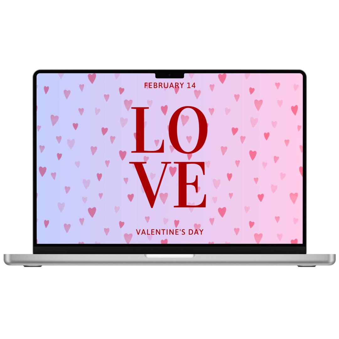 Valentine's Day Digital Card Greeting Card Red Valentine's Day Animated ...