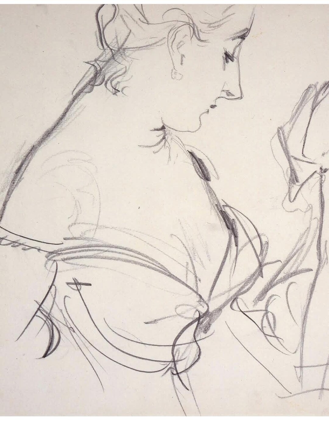 Madam X Inspired Sketch Art Print, Elegant Minimalist Line Drawing ...