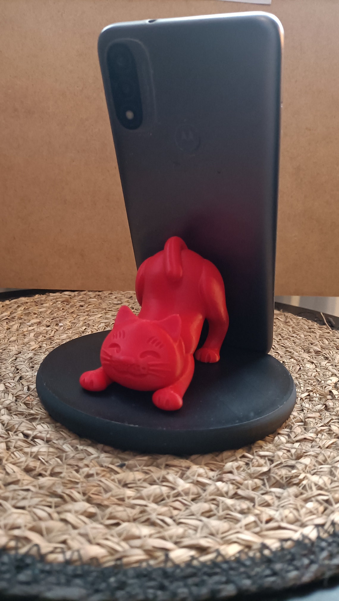 Stretching Cat Phone / Tablet Stand - Etsy UK