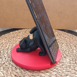 Stretching Cat Phone / Tablet Stand - Etsy UK