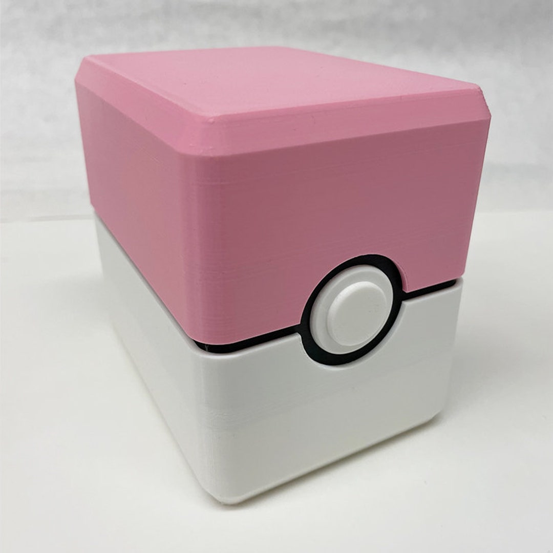 Pokemon Card Box PINK (toploaders) - Etsy