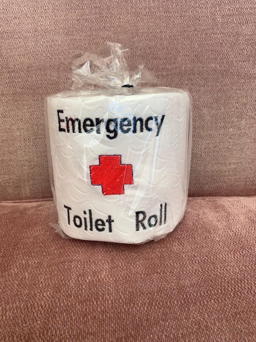 Emergency Toilet Roll, Gift Novelty Gift Present Embroidered Toilet ...