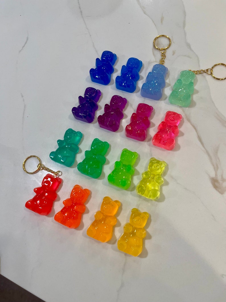 Giant Gummy Bear Keychain - Etsy