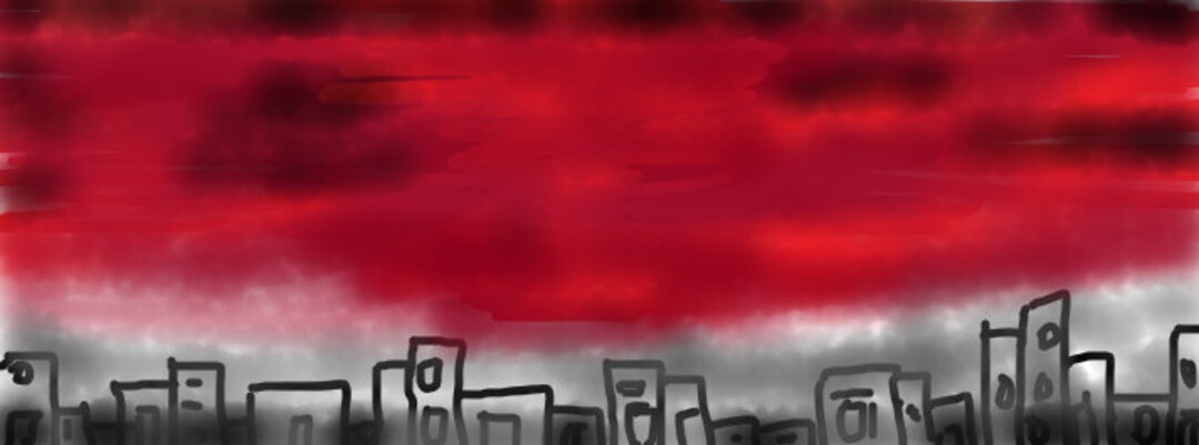 Red Sky, Night Sky, City Sky, Cloudy Sky - Etsy