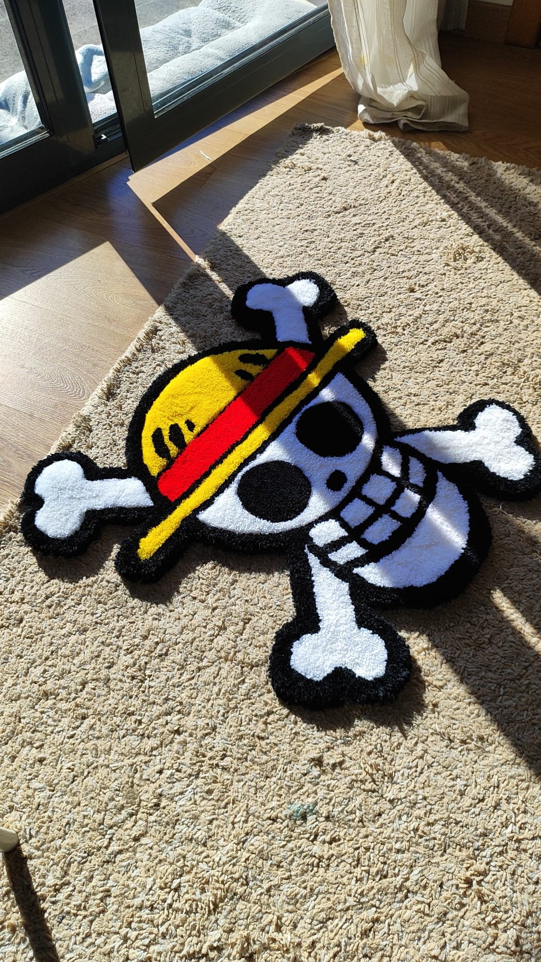 Onepiece Tufting Rug, Anime Rug, Luffy One Piece Rug, Boy's Bedroom Rug ...