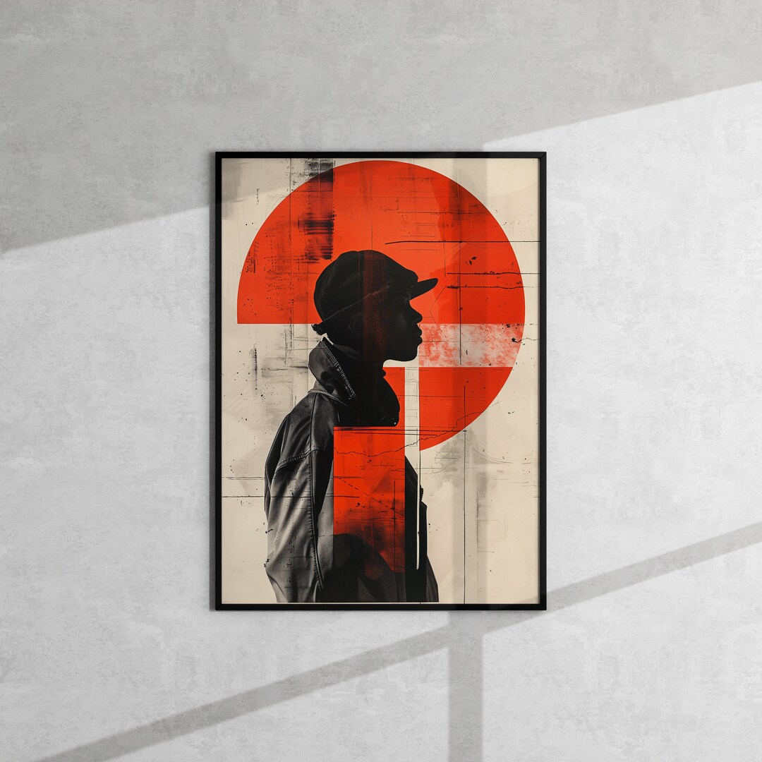 Poster Man Modern Art Decorative Poster Abstract Design Poster ...