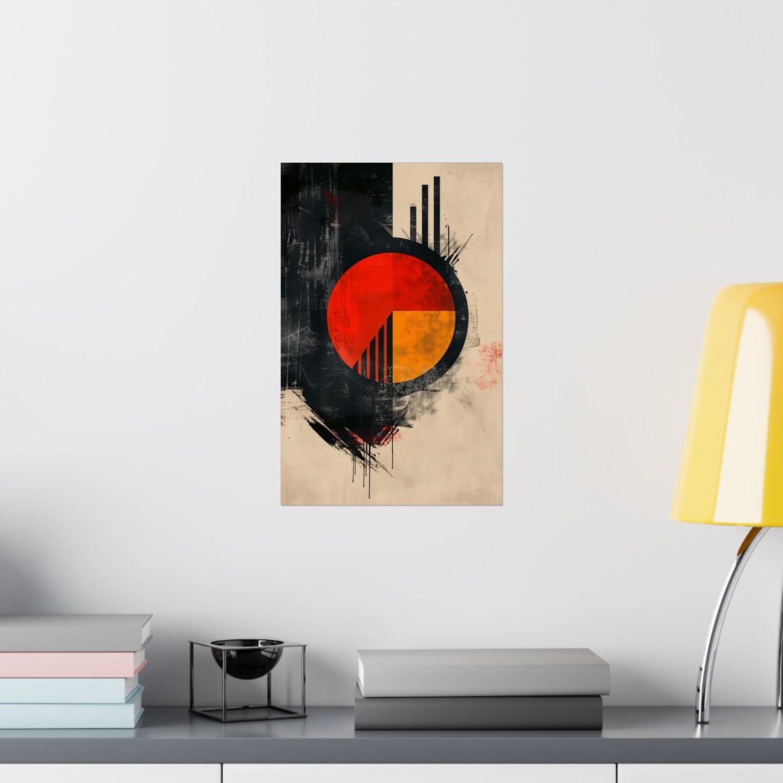 Poster Modern Art Decorative Poster Abstract Design Poster Geometric ...