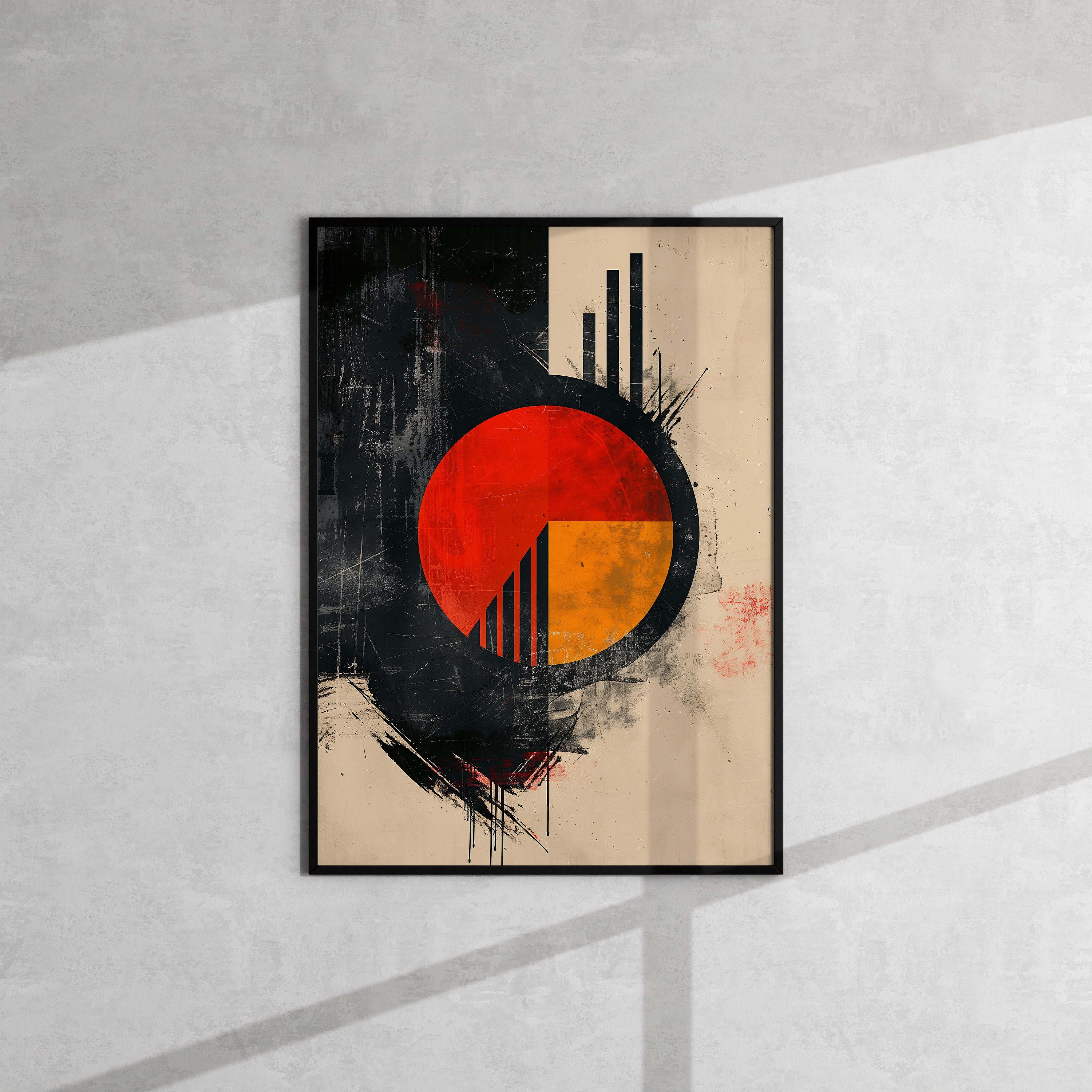 Poster Modern Art Decorative Poster Abstract Design Poster Geometric ...