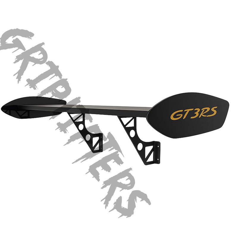 GT3RS Style Spoiler Shelf – Black Motorsports Wall Art - Etsy