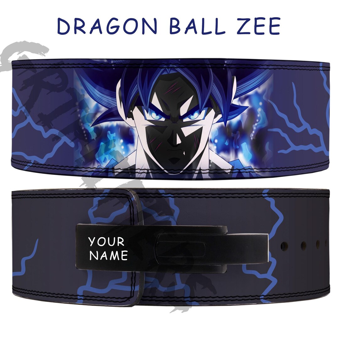 Goku Anime Belt Goku Ultra Instinct Belt Powerlifting Custom Lever Belt ...
