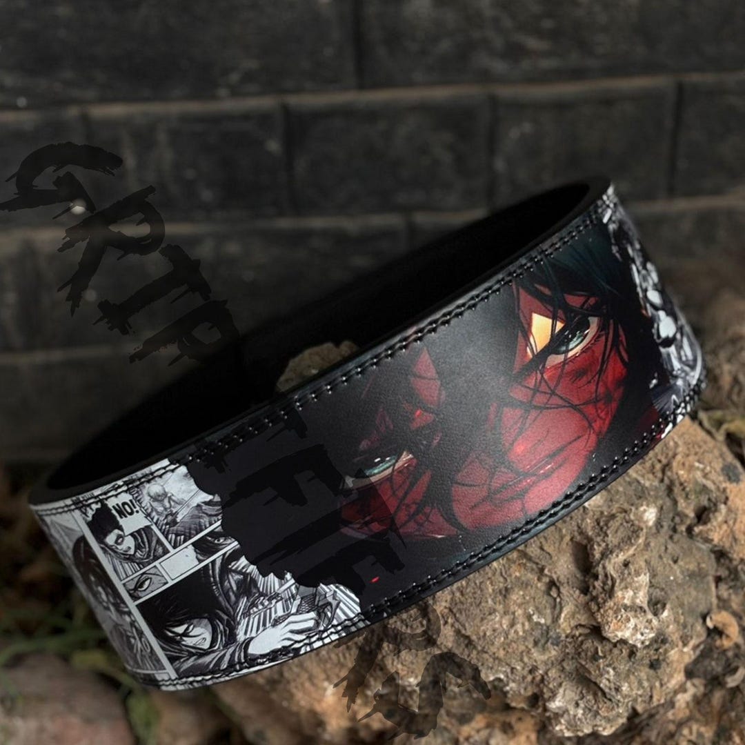 Attack on Titan Anime Lifting Belt, Titan Levi Anime Lever Belt, AOT ...
