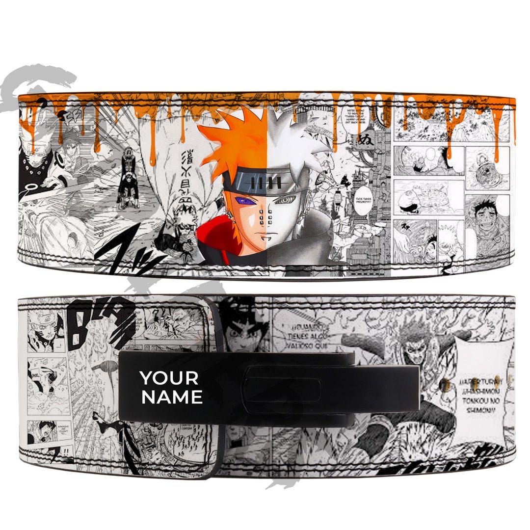 Naruto Anime Lever Lifting Belt Weightlifting Anime Belt, Powerlifting ...