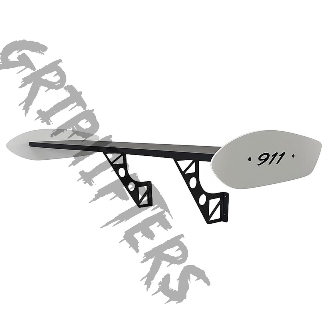 911 GT3 RS Spoiler Shelf – Wall Mounted Race Car Decor | Gift | - Etsy