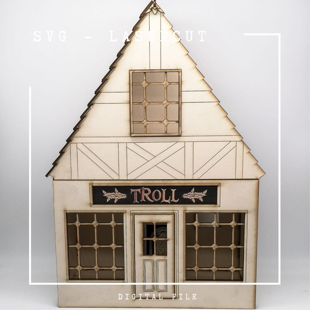 SVG Download Miniature Inn Trollbar - Etsy
