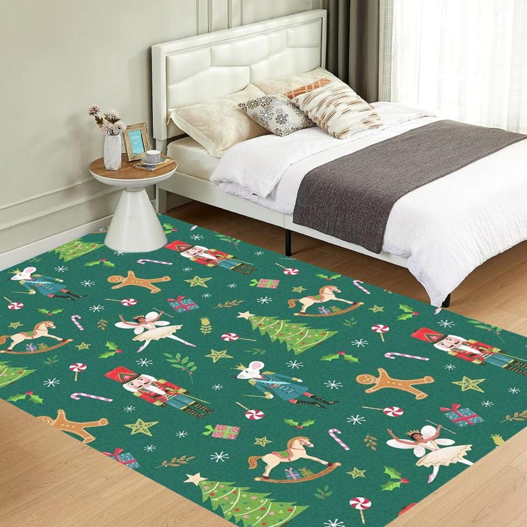 Nutcracker Rug, Christmas Nutcracker Door Mat, Christmas Rug ...