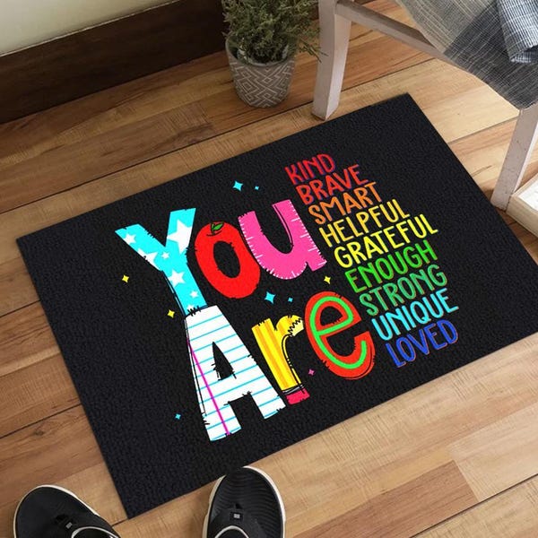 Inspirational Rug - Etsy